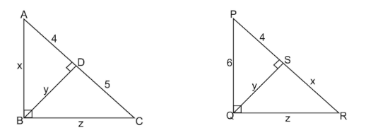 In each of the figures given below, an altitude is drawn to the ...