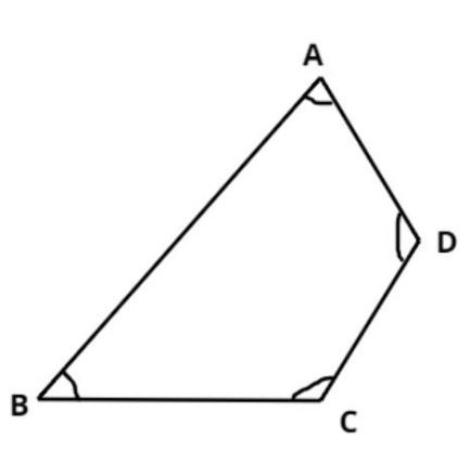 In a quadrilateral ABCD, the angles A, B, C and D are in the ratio 1 : 2 : 3 : 4. Find the ...