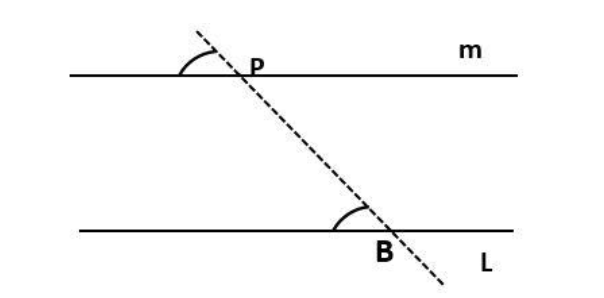 For every line $ L $ and for every point $ P $ not lying on a given line $ L $ , there exist ...