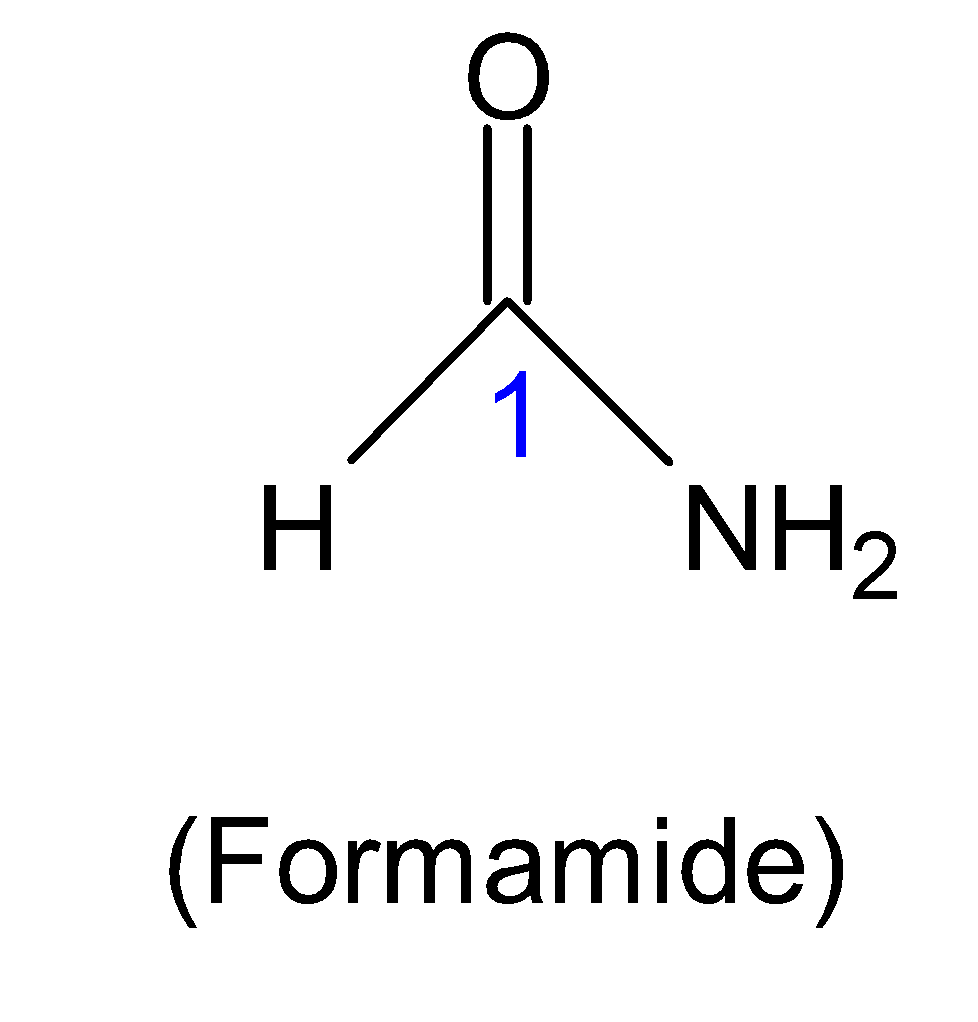Formamide is AHCONH2 BCH3CONH2 CHCOONH4 DHCHO+NH3 class 12 chemistry JEE_Main