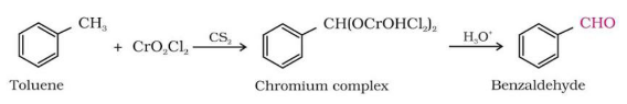 What is the reagent used in the Etard reaction AChromyl class 12 ...