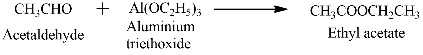 Acetaldehyde on treatment with aluminium ethoxide gives class 12 chemistry CBSE
