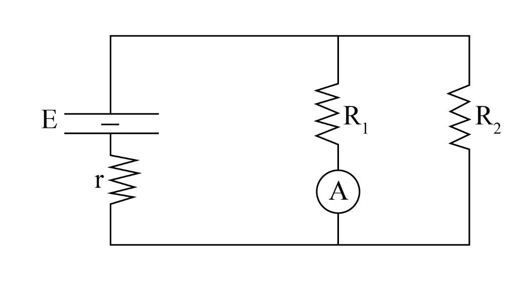 In the circuit shown below the ammeter reading will class 12 physics CBSE